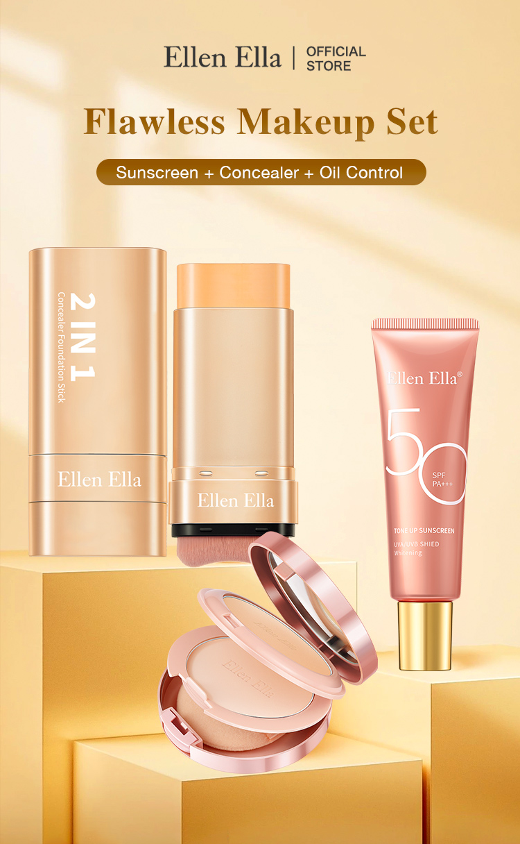 3 PCS 1998-Flawless Makeup Combo-16-hour makeup hold and oil control ...