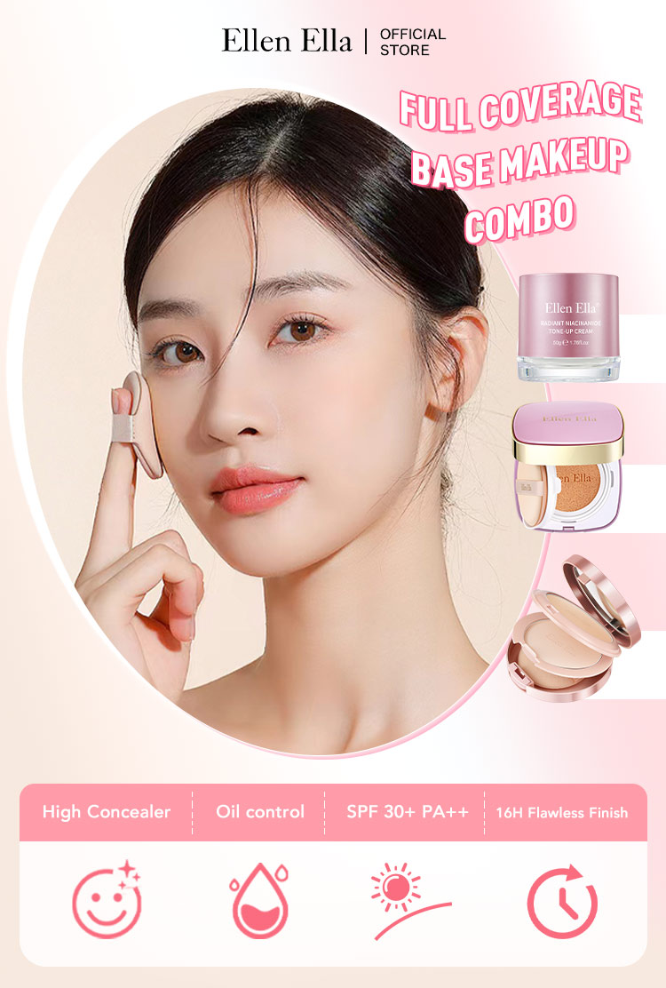 Ellen Ella Complete Makeup Combo-High Concealer-Oil control-SPF 30+PA++ ...
