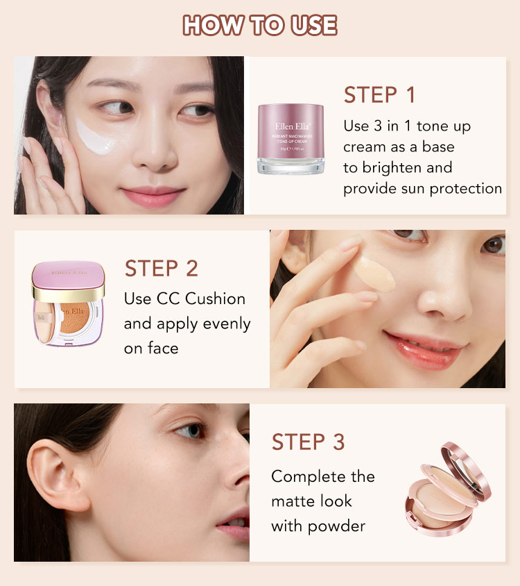 Ellen Ella Complete Makeup Combo-High Concealer-Oil control-SPF 30+PA++ ...