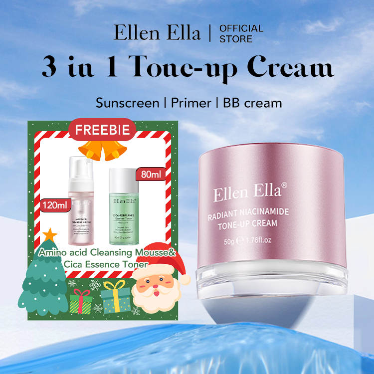 ELLEN ELLA 3-in-1 Tone Up Cream-whitening, sunscreen, and BB cream-Recommended by Korean beauty ...