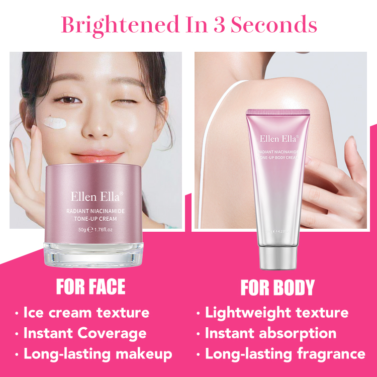 ELLEN ELLA Niacinamide Instant Brightening Combo-Whitening skin,Even ...