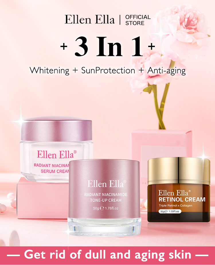 BUY NOW GET GINSENG SOAP FREE-ELLEN ELLA GlowCycle Cream Combo - Niacinamide Cream for Morning ...