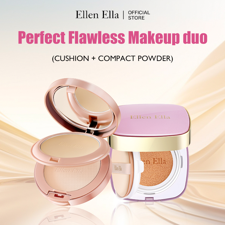 2PCS 1598-Ellen Ella Perfect Flawless Makeup duo-High Concealer-Oil ...