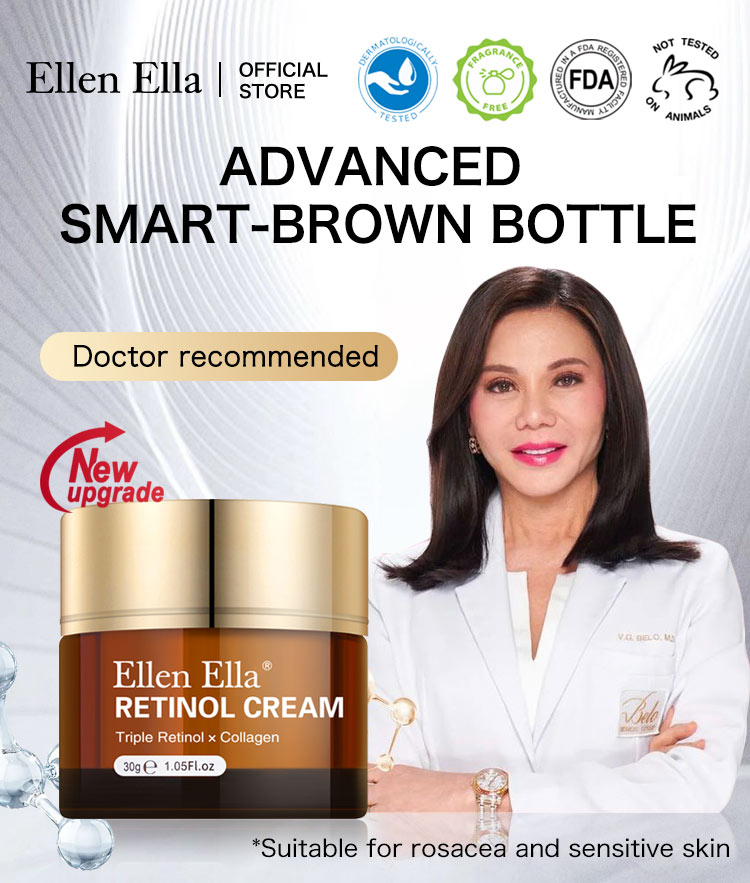Upgrade Ellen Ella Retinol Face Cream-Effect increased by 50%-Help ...