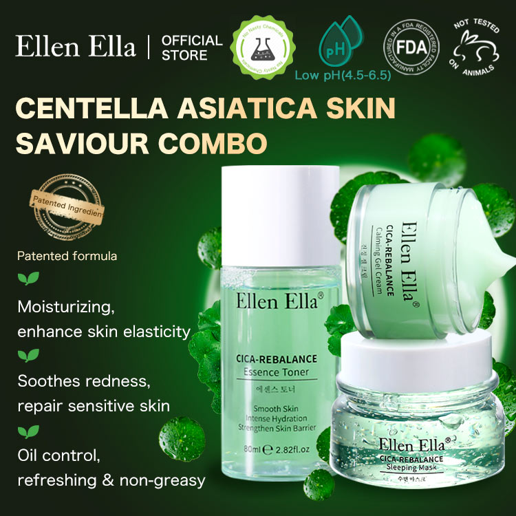 Ellen Ella Centella Asiatica Skin Saviour Combo For Rebalancing and ...